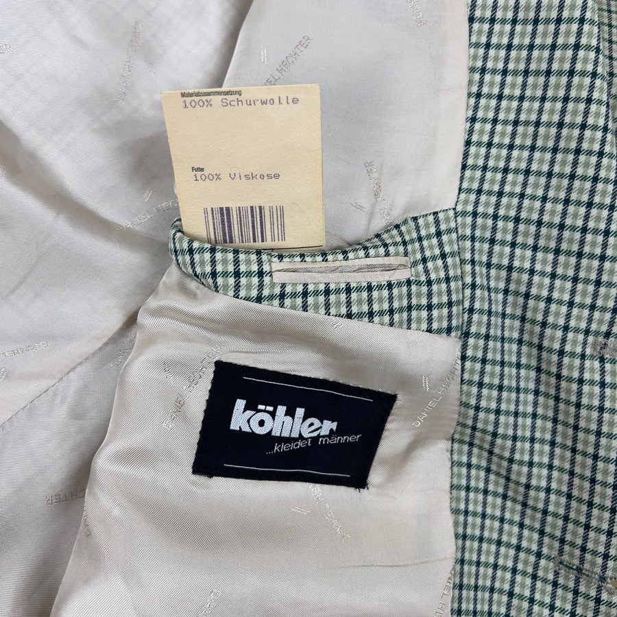 Vintage rutig kavaj i ull fr.. | Köp från wintageselect på Tradera ...