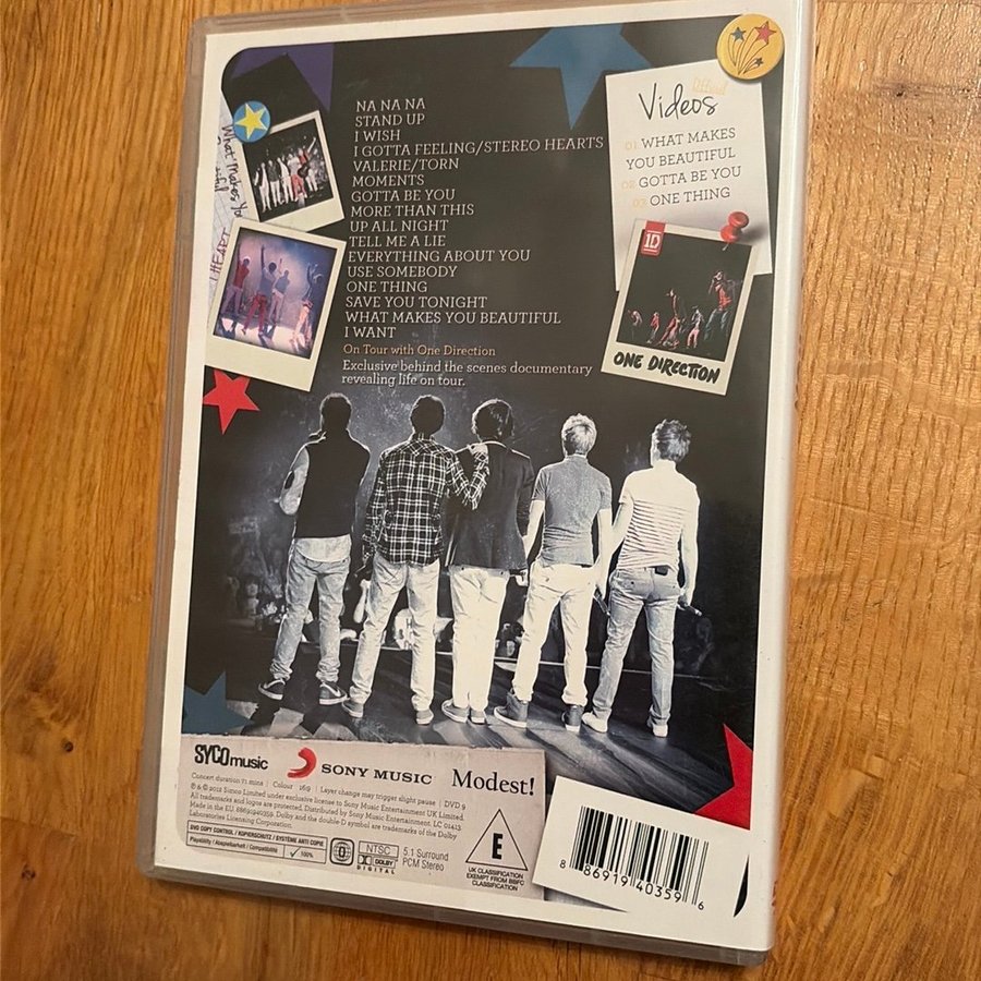 One Direction - Up All Night - The Live Tour DVD | Köp på Tradera ...