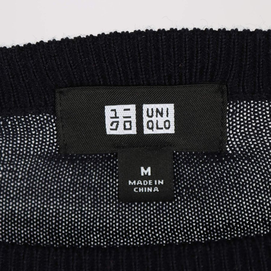 Tröja, Uniqlo, blå, ull, stl. M | Köp från Myrorna på Tradera (702137364)