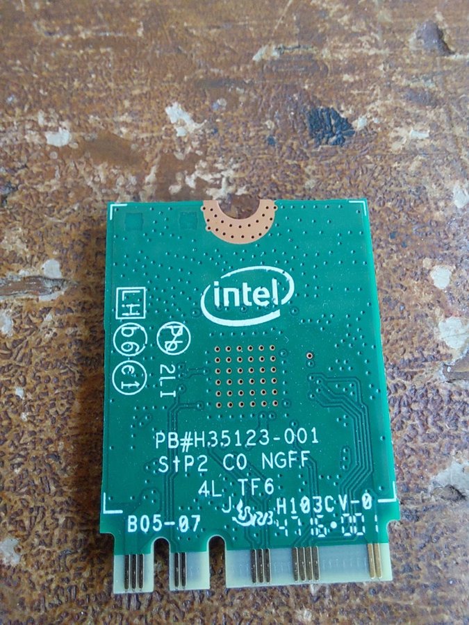Intel Dual Band Wireless Model 3165NGW | Köp på Tradera (593675279)