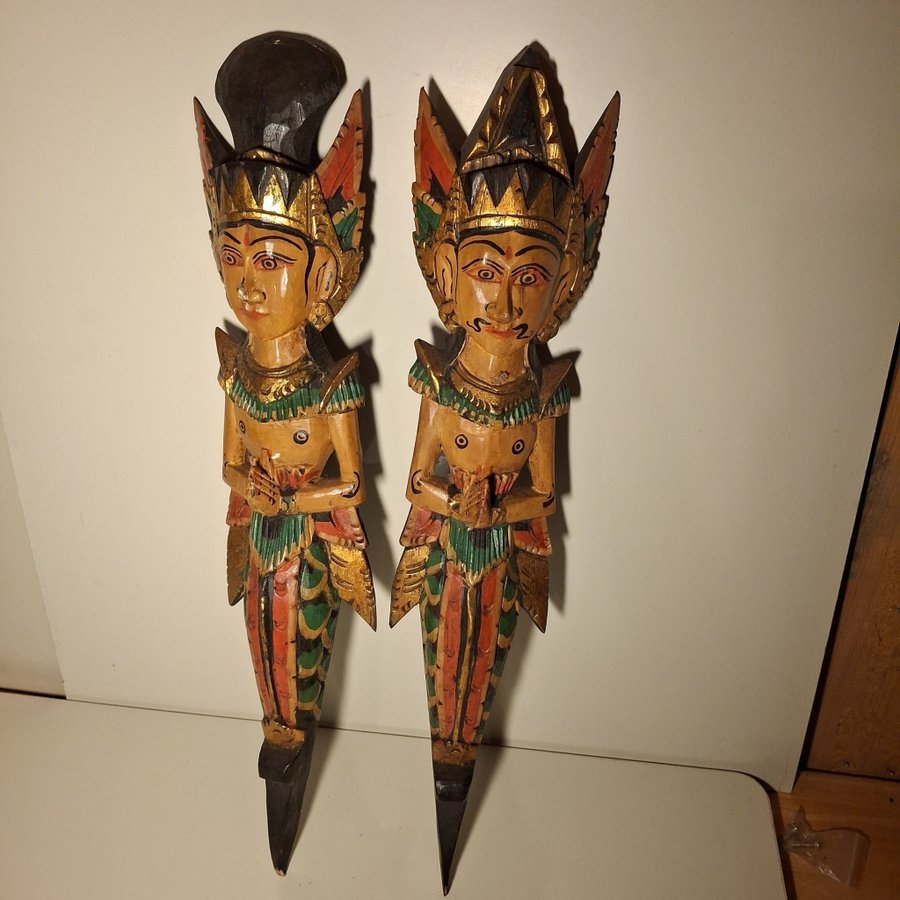 Rama & Sita Bali träfigurer / Wood carvings fro.. | Köp på Tradera ...