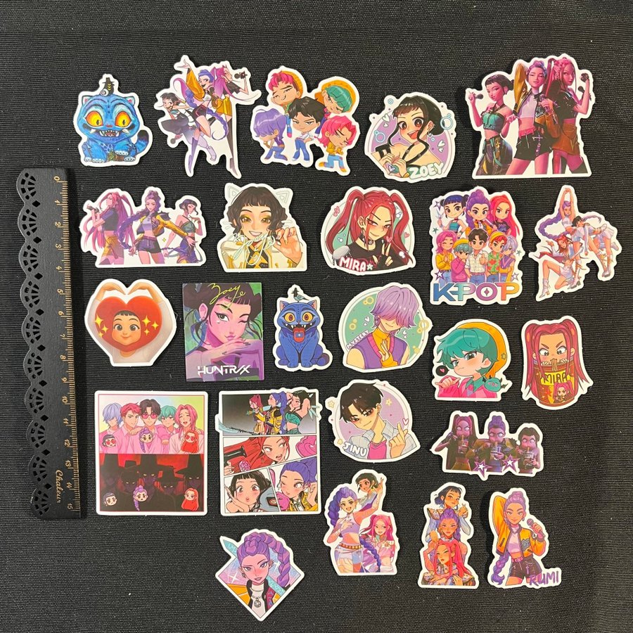 24st klistermärken k-pop demon hunters kpop | Köp på Tradera (710532906)