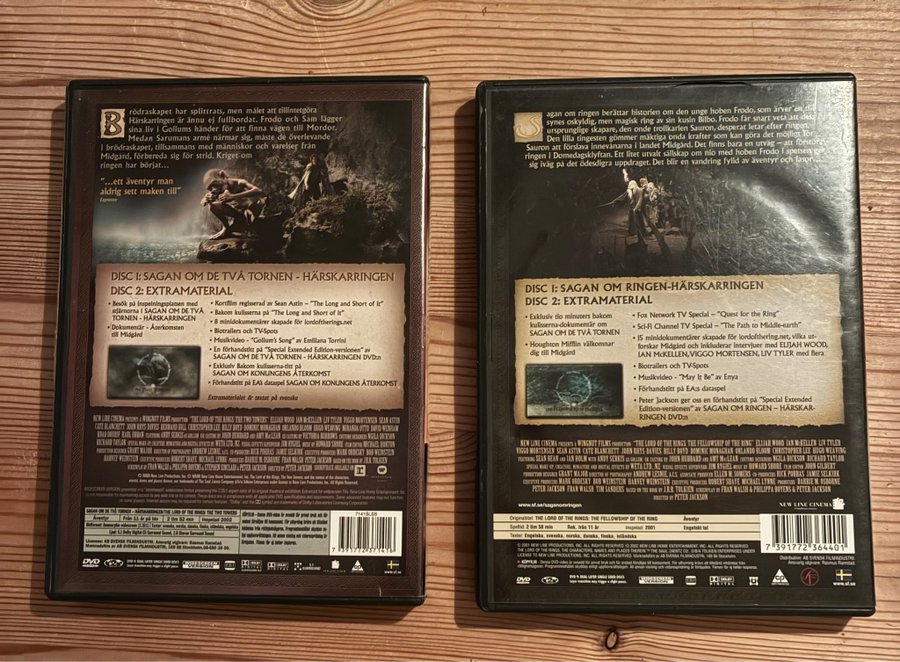 Sagan Om Ringen - Härskarringen och Sagan Om De.. | Köp på Tradera ...