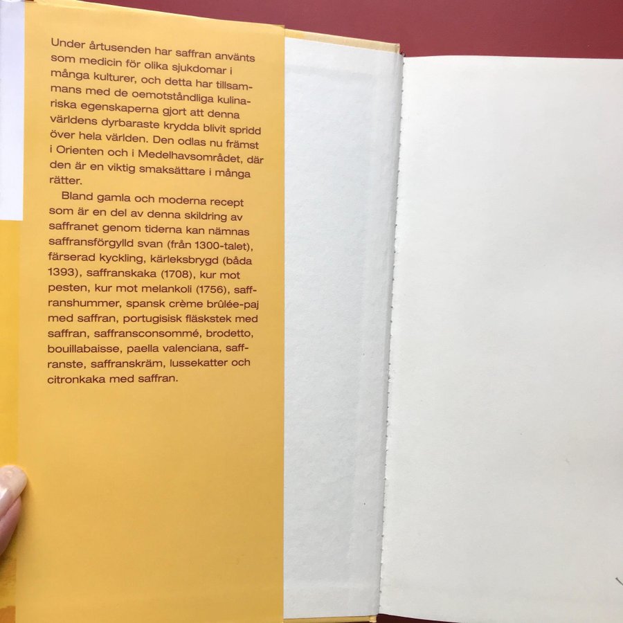 SAFFRAN Histrorien om världe.. | Köp från Haldins_Hylla på Tradera ...