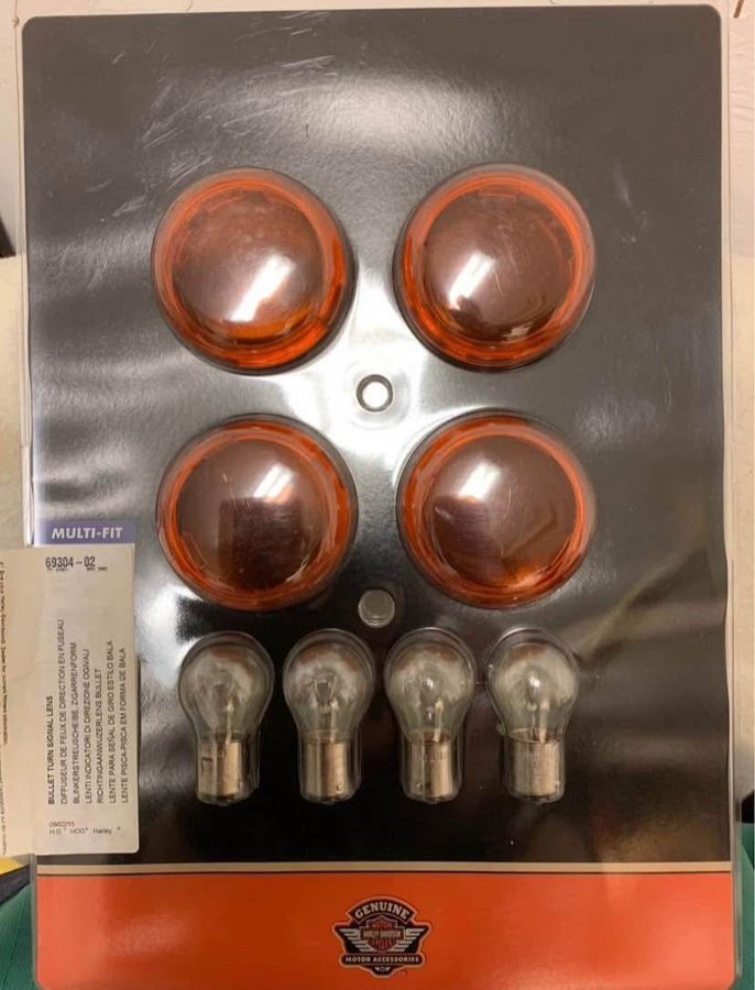 Harley Davidson blinkerskåpor och glödlampor | Köp på Tradera (713324315)