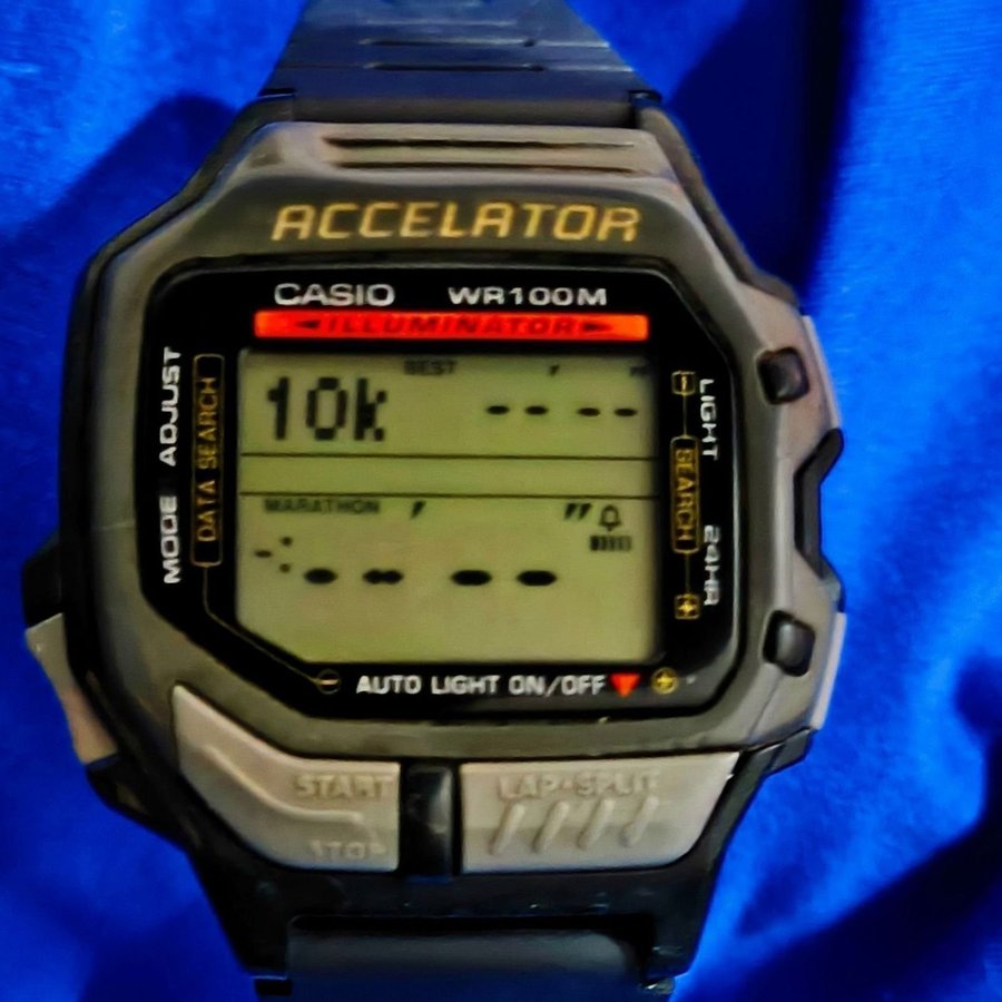 Casio Accelerator vintage 1995 illumination 40×.. | Köp på Tradera ...