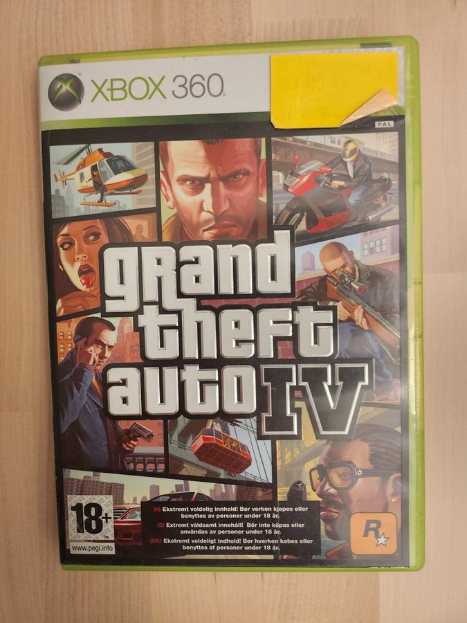 Grand Theft Auto IV, GTA IV (Xbox 360) PAL-format | Köp på Tradera ...