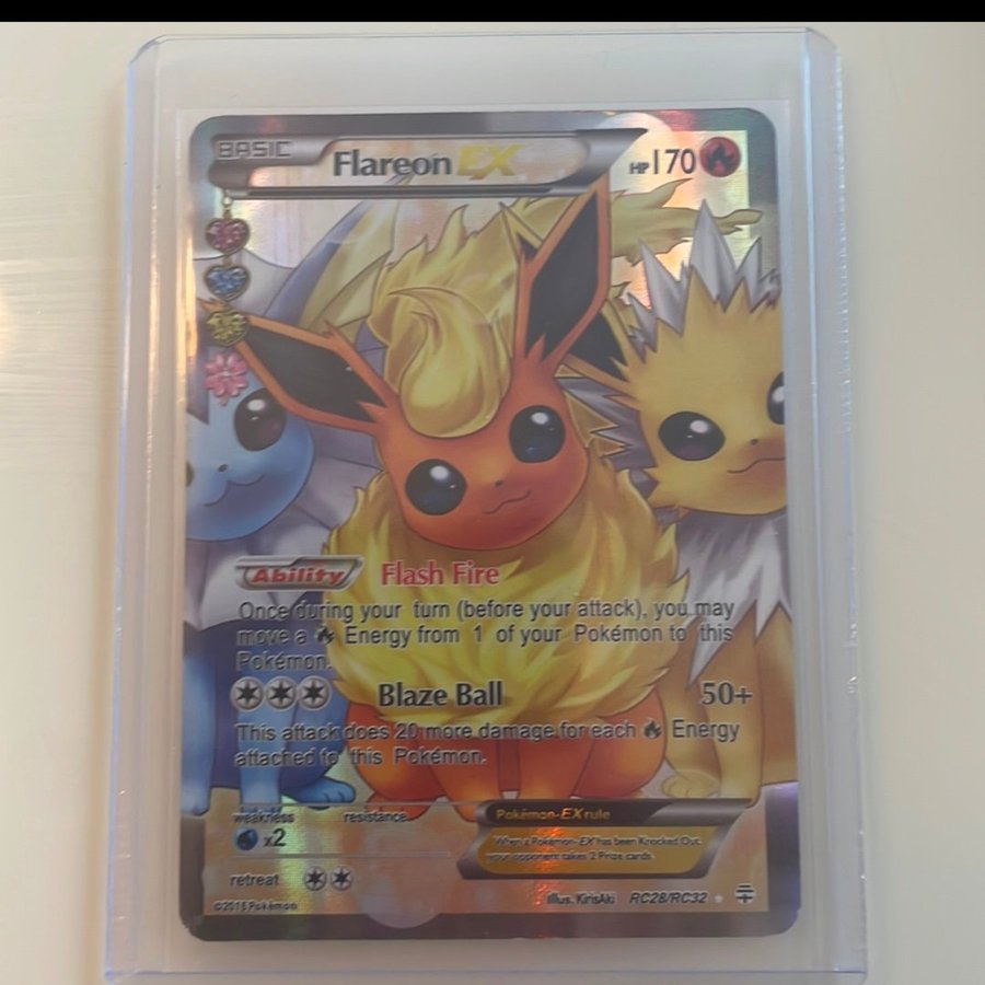 Flareon EX Pokémonkort | Köp på Tradera (712138723)