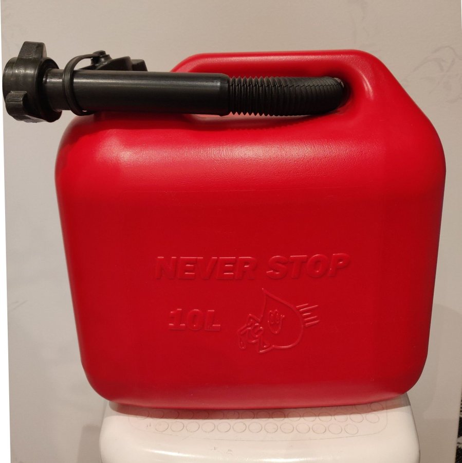 Röd Bensindunk 10L | Köp på Tradera (711995204)