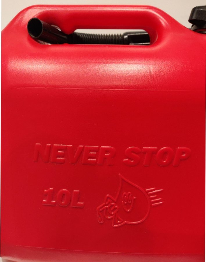 Röd Bensindunk 10L | Köp på Tradera (711995204)