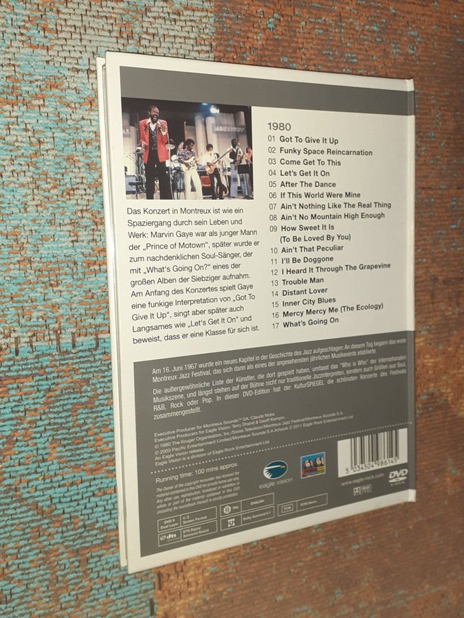 MARVIN GAYE - LIVE AT MONTREUX 1980 | Köp på Tradera (713352670)