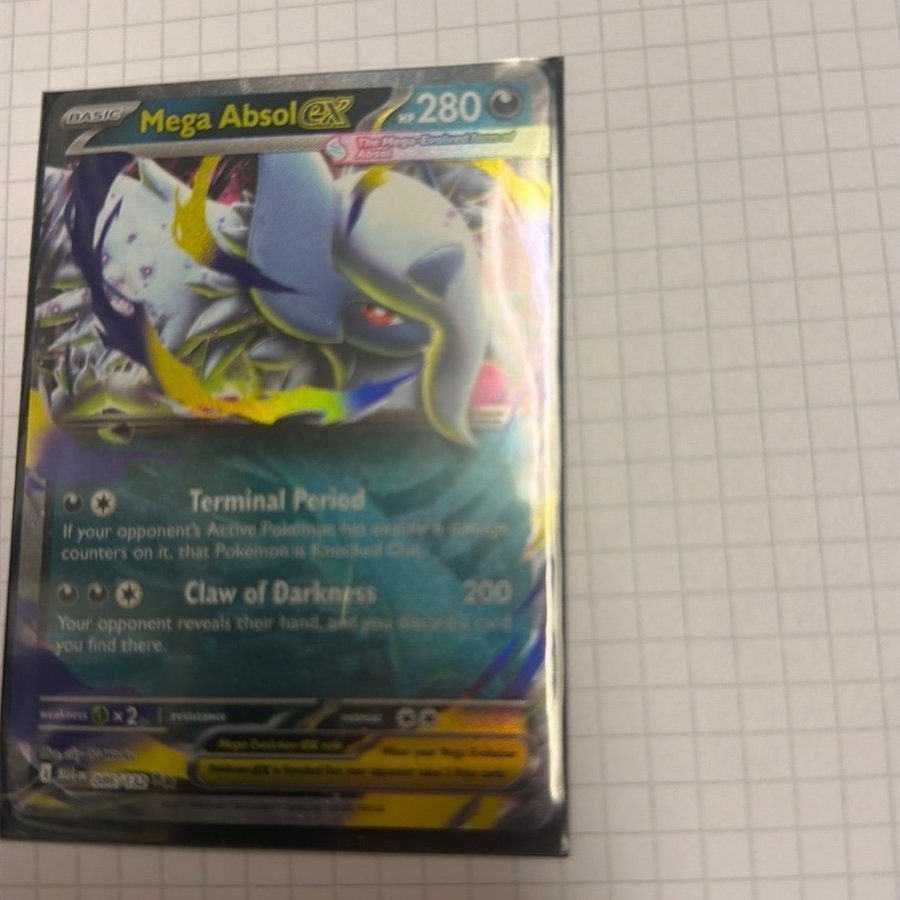 Mega Absol EX Pokémonkort | Köp på Tradera (713435606)