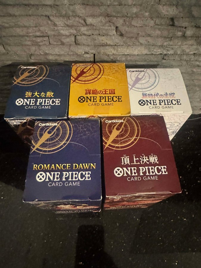 One Piece Card Game Booster Box Set | Köp på Tradera (713716105)