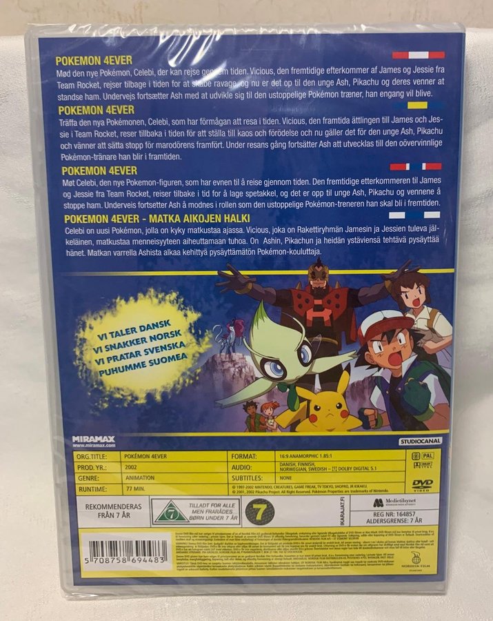 POKÉMON 4 EVER - BEST FRIENDS, BETTER HEROES DVD | Köp på Tradera ...