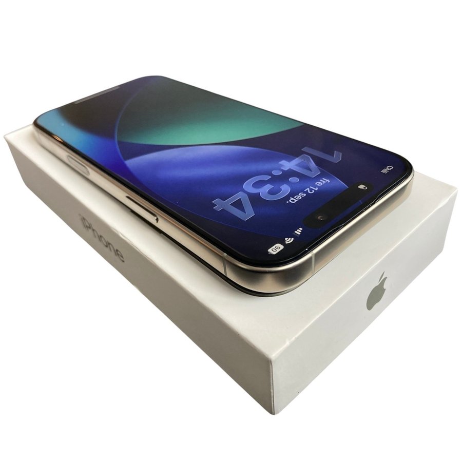 iPhone 16 Pro, Natural Titanium, 128GB | Köp på Tradera (694699563)