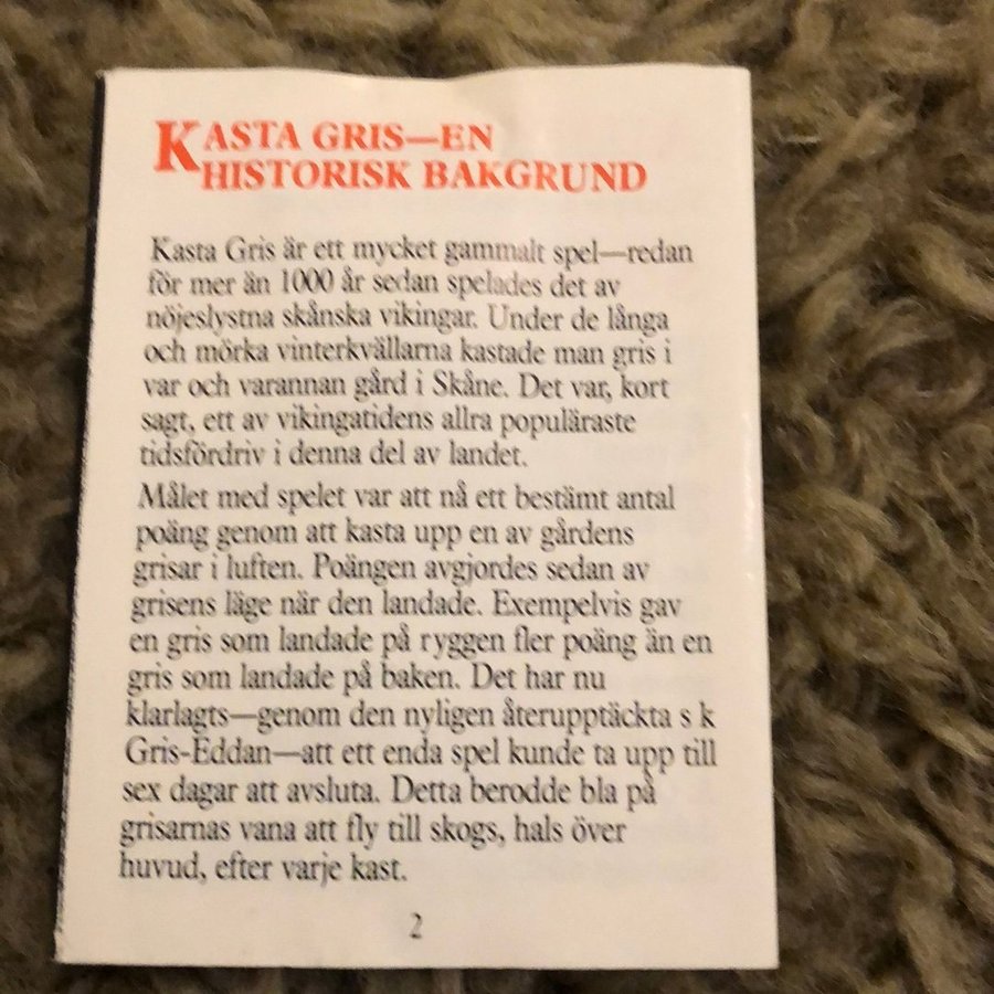 Kasta Gris MB Spel | Köp på Tradera (708316619)