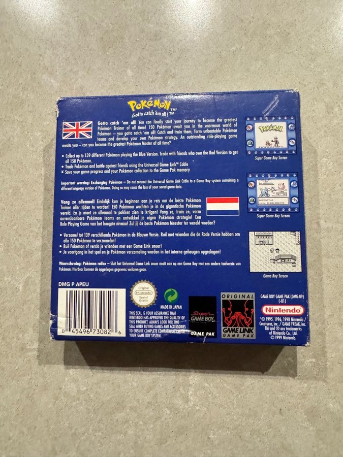 Pokémon Blue Version - Komplett | Köp på Tradera (714457308)