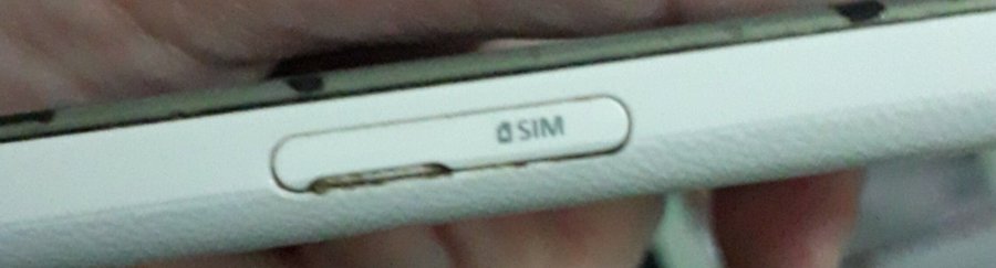 Vit Samsung surfplatta (phablet typ) med bra ba.. | Köp på Tradera ...