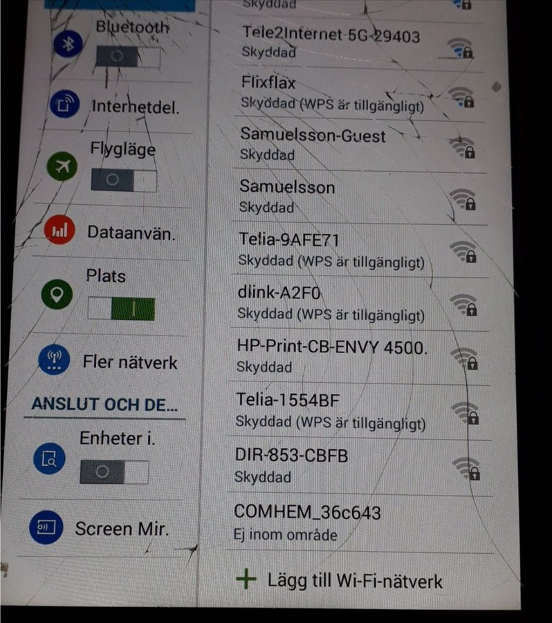 Vit Samsung surfplatta (phablet typ) med bra ba.. | Köp på Tradera ...