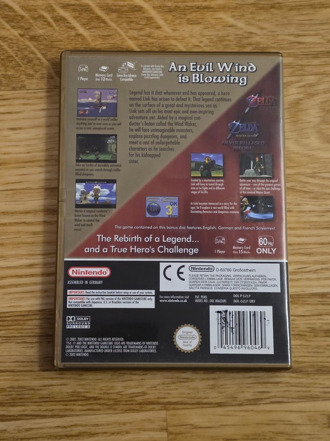 The Legend of Zelda: The Wind Waker Limited Edi.. | Köp på Tradera ...