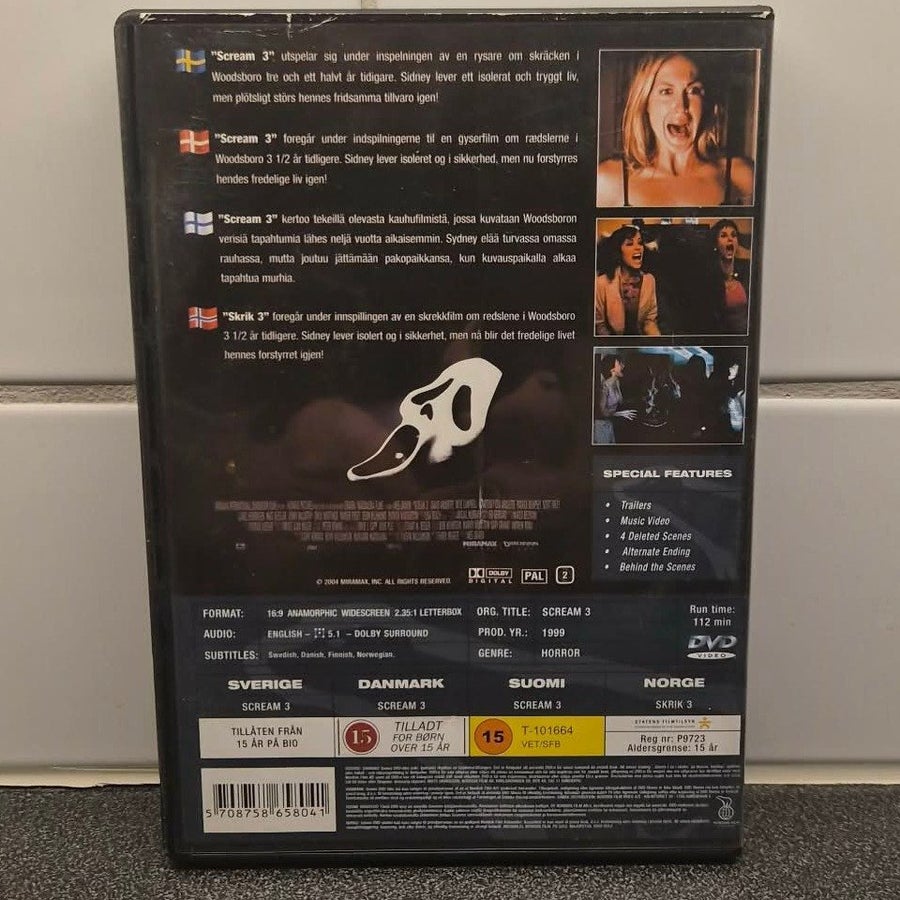 Se produkter som liknar Scream 3 - DVD på Tradera (707138352)