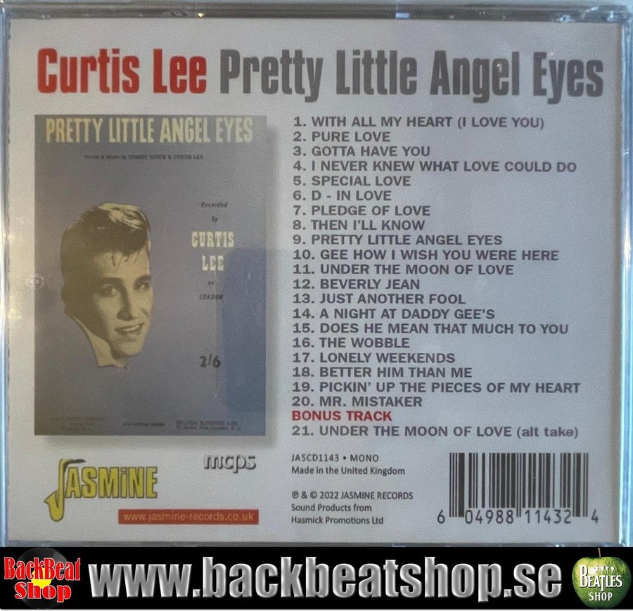 CURTIS LEE - PRETTY LITTLE ANGEL .. | Köp från backbeat på Tradera ...