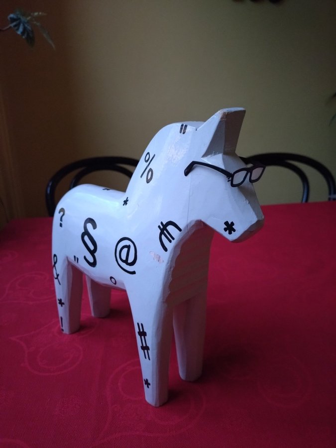 IKEA: s fina dalahäst "Stolle", i design av Kat.. | Köp på Tradera ...