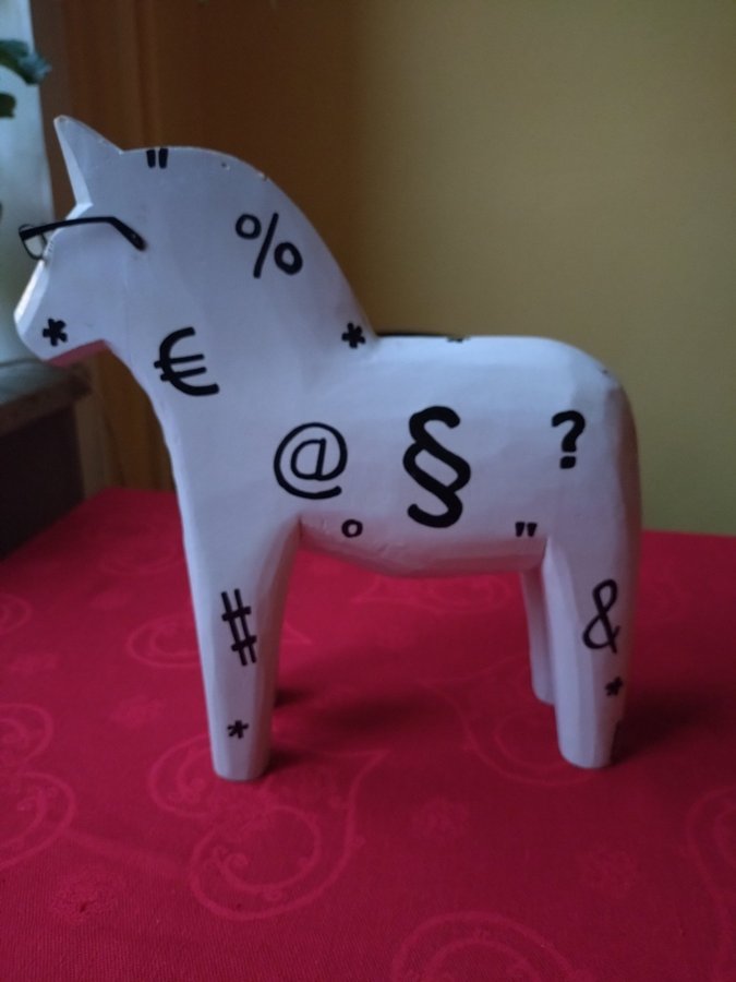 IKEA: s fina dalahäst "Stolle", i design av Kat.. | Köp på Tradera ...