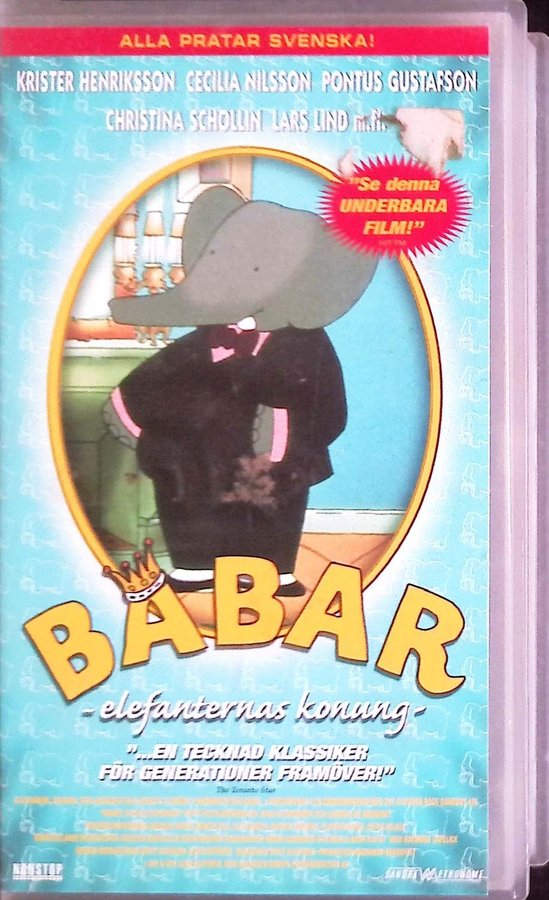 VHS Babar Elefanternas Konung | Köp från MurreDegerfors på Tradera ... VHS Babar Elefanternas Konung | Köp från MurreDegerfors på Tradera ...