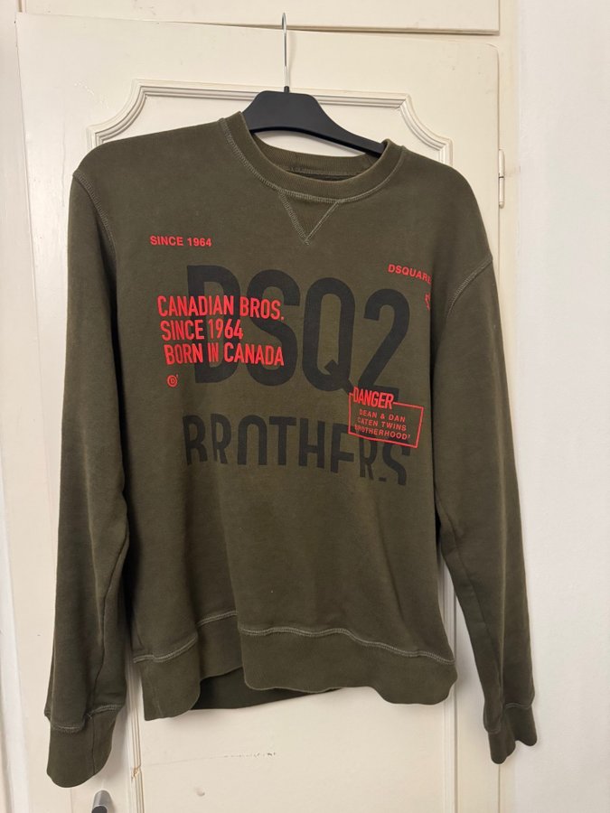 DSQUARED2 grön sweatshirt | Köp på Tradera (704319778)
