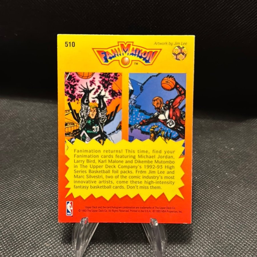 Larry Bird - Michael Jordan 1993 Upper Deck Fan.. | Köp på Tradera ...