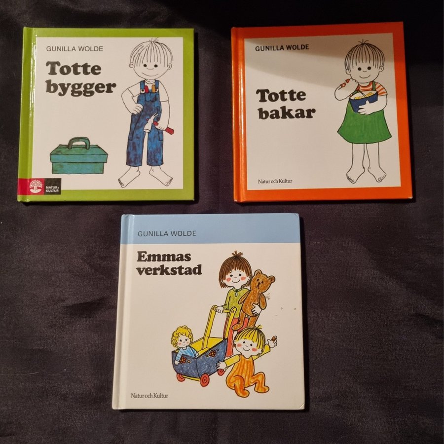 Se produkter som liknar 3 böcker, Gunilla Wolde. Emma.. på Tradera ...