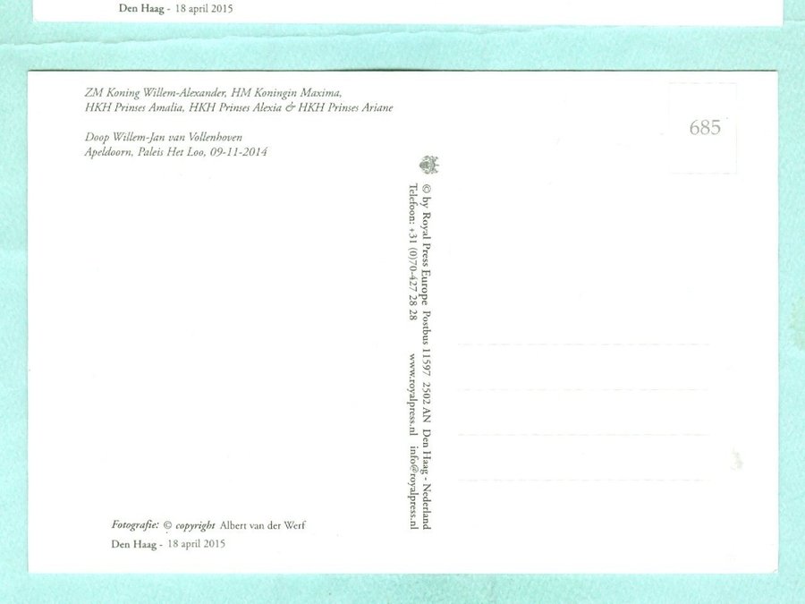 ROYALPRESS HOLLAND NR 685 KUNG WILLEM ALEXANDER.. | Köp på Tradera ...