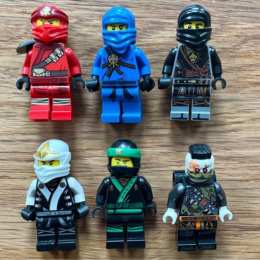 Lego Ninjago figurer minifigurer gubbar minifig.. | Köp på Tradera ...