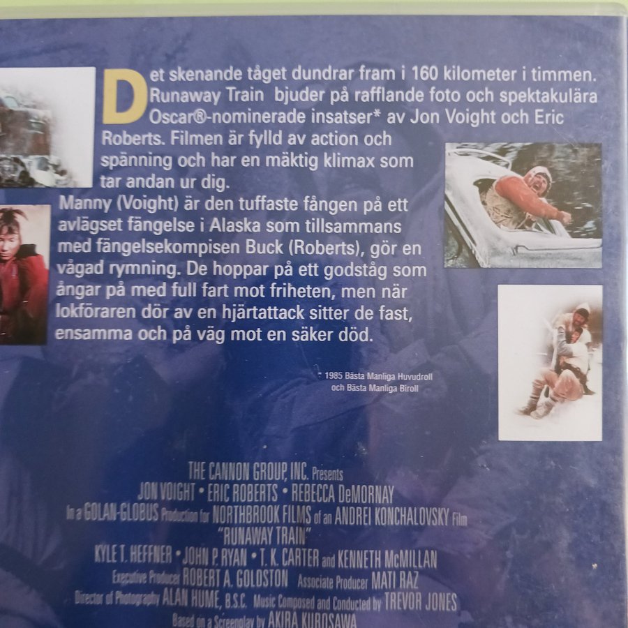 Runaway Train - THRILLER - JON VOIGHT / ERIC RO.. | Köp på Tradera ...