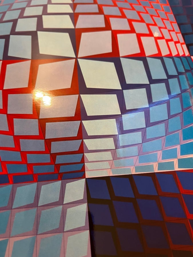 Original av Victor Vasarely från 1973 i ett sup.. | Köp på Tradera ...
