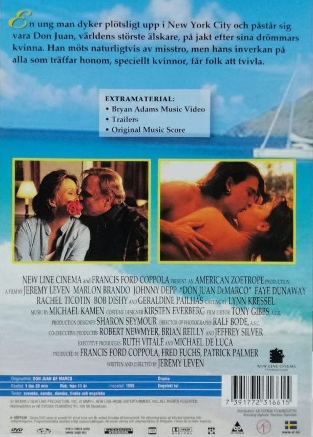 Don Juan DeMarco (DVD) | Köp på Tradera (737114703)