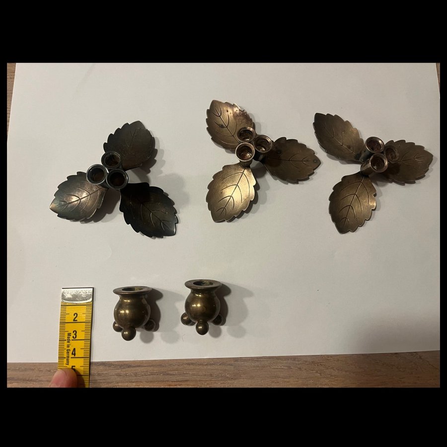 Mässingsljusstakar K.E.E. Mora och ALP.Import L.. | Köp på Tradera ...