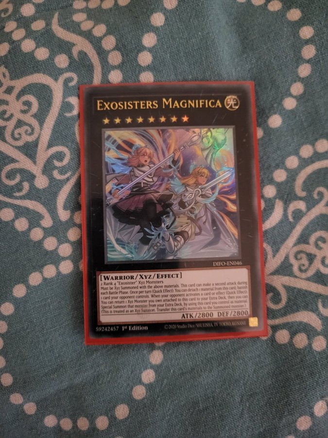 Yu Gi Oh Exosisters Magnifica First Edition Köp På Tradera 580200200