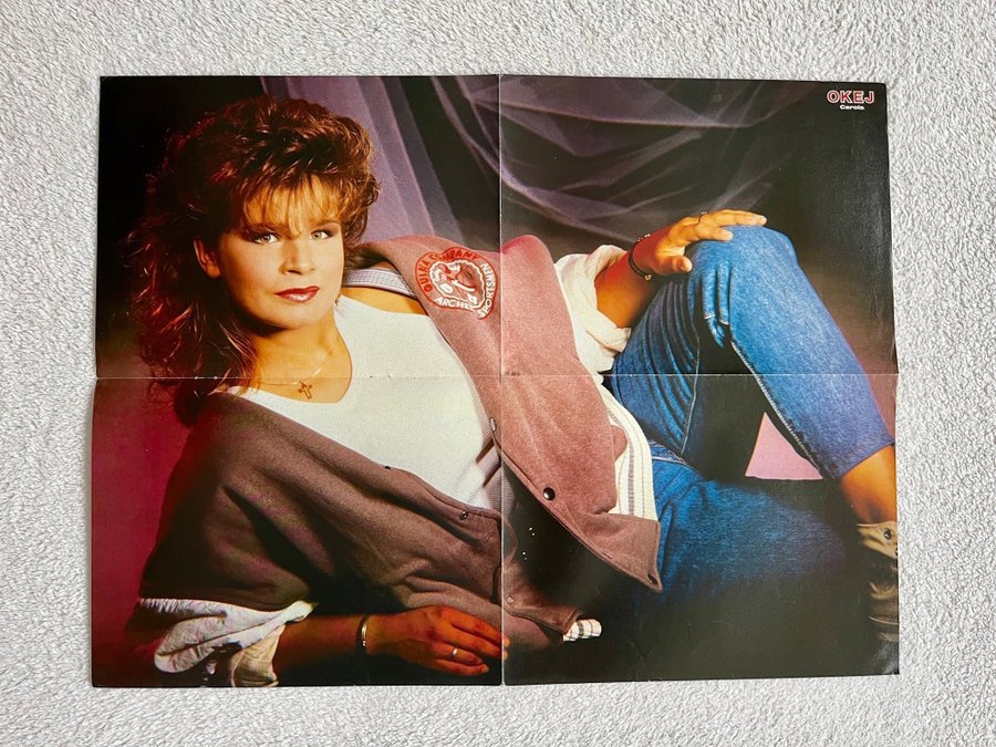 Carola Häggkvist 1986 poster affisch Tidningen .. | Köp på Tradera ...