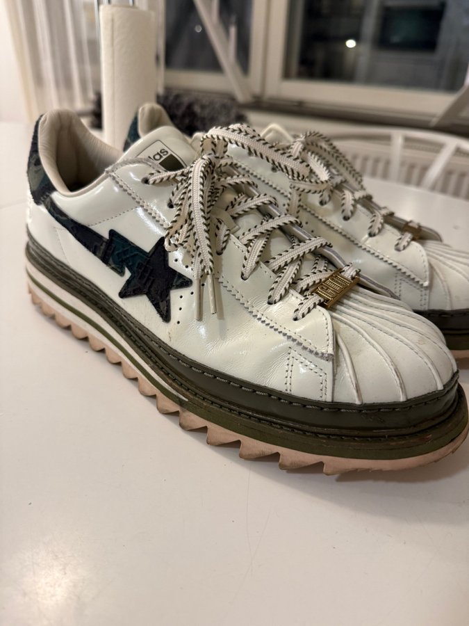 adidas Superstar x BAPE x CLOT by Edison Chen –.. | Köp på Tradera ...