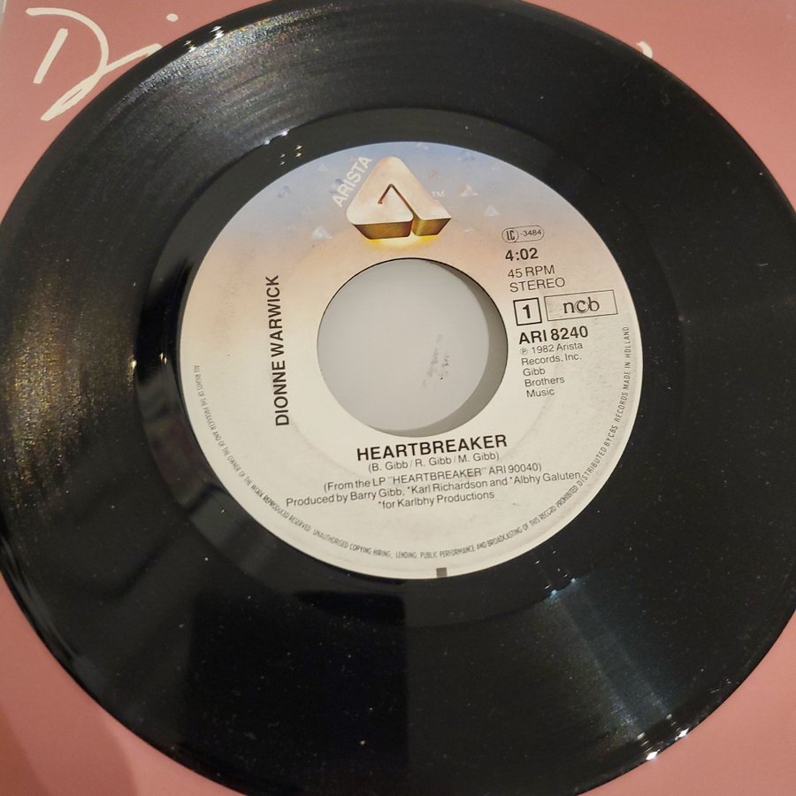 Dionne Warwick - Heartbreaker / I Can't See Any.. | Köp på Tradera ...