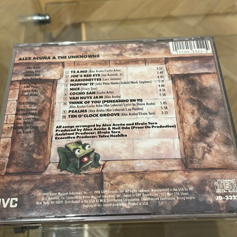 Alex Acuña & The Unknowns - World Class Music CD | Köp på Tradera ...