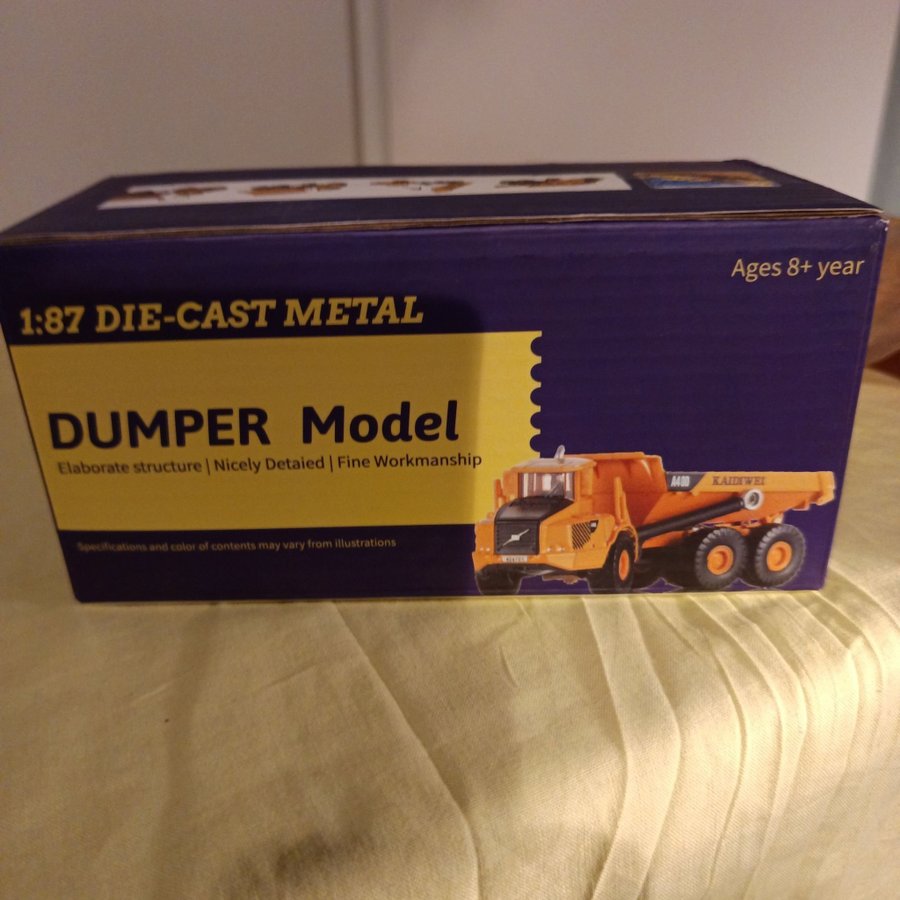 Kaidiwei Dumper Modell 1:87 Die-Cast Metal | Köp på Tradera (709615159)