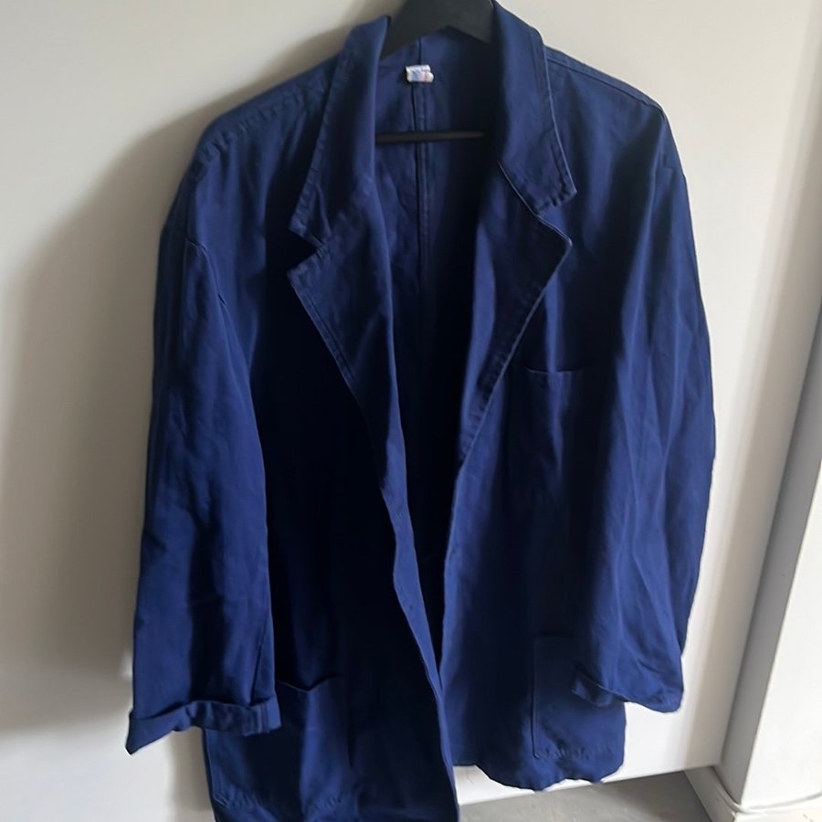 Vintage blue italian work-blazer | Köp på Tradera (734380899)