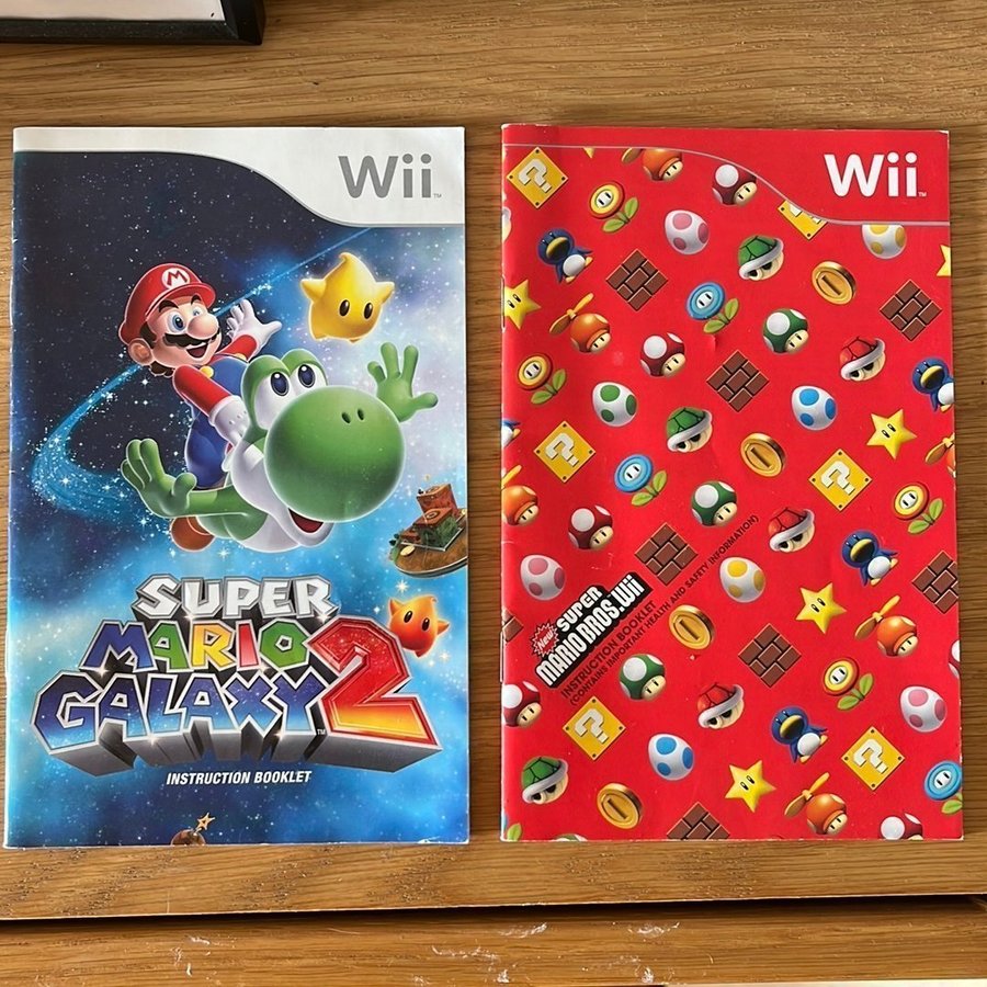 Super Mario Galaxy 2 & New Super Mario bros Wii.. | Köp på Tradera ...