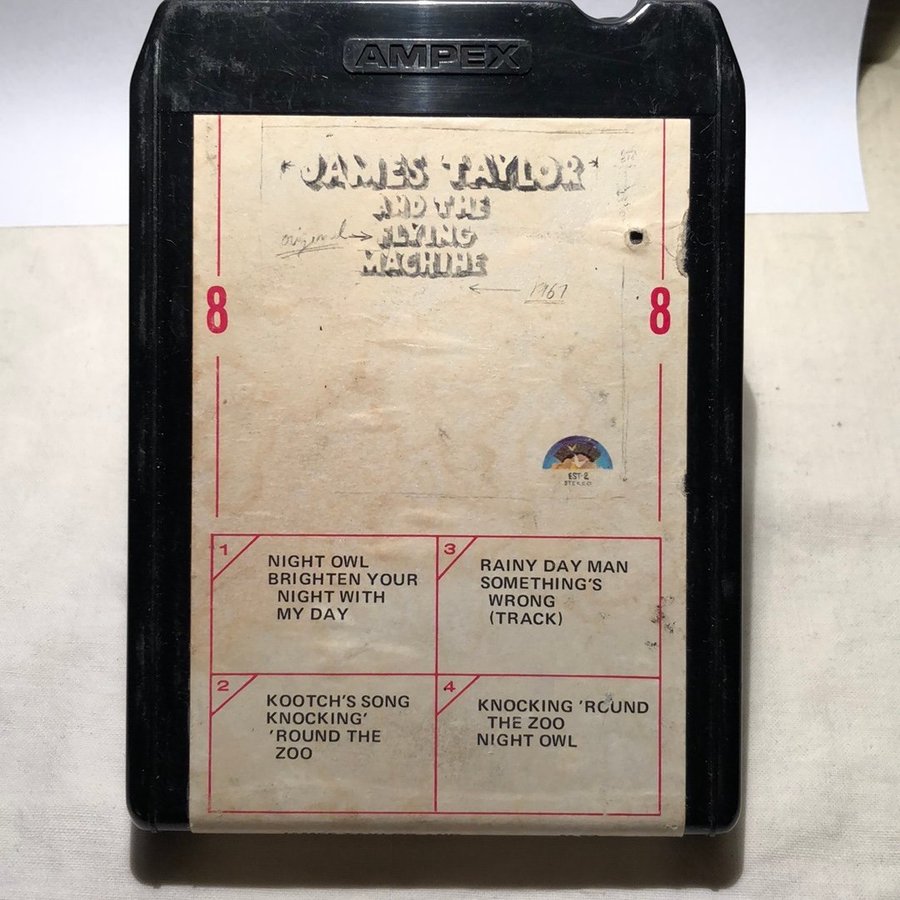 James Taylor And The Flying Machine - 8-track | Köp på Tradera (708229367)