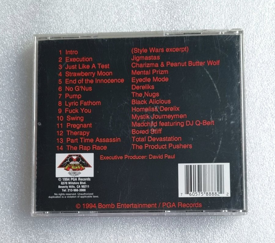 Bomb Hip Hop 1994 Compilation - CD - Kult utgåv.. | Köp på Tradera ...
