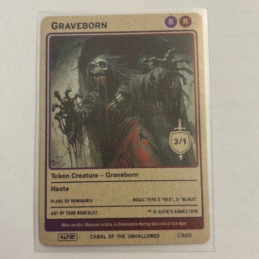 Se produkter som liknar Graveborn Token Creature - Al.. på Tradera ...
