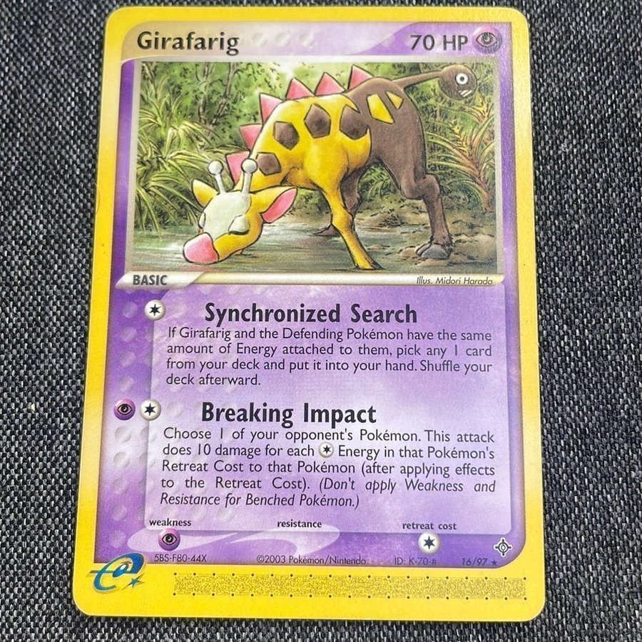 Girafarig Pokémonkort | Köp på Tradera (711914912)